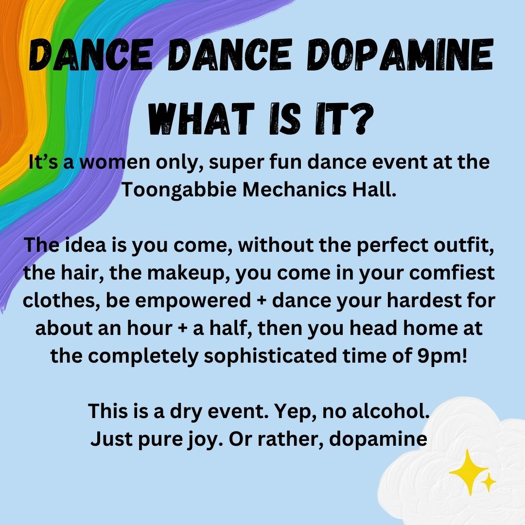 CANCELLED Dance Dance Dopamine – toongabbie.vic.au